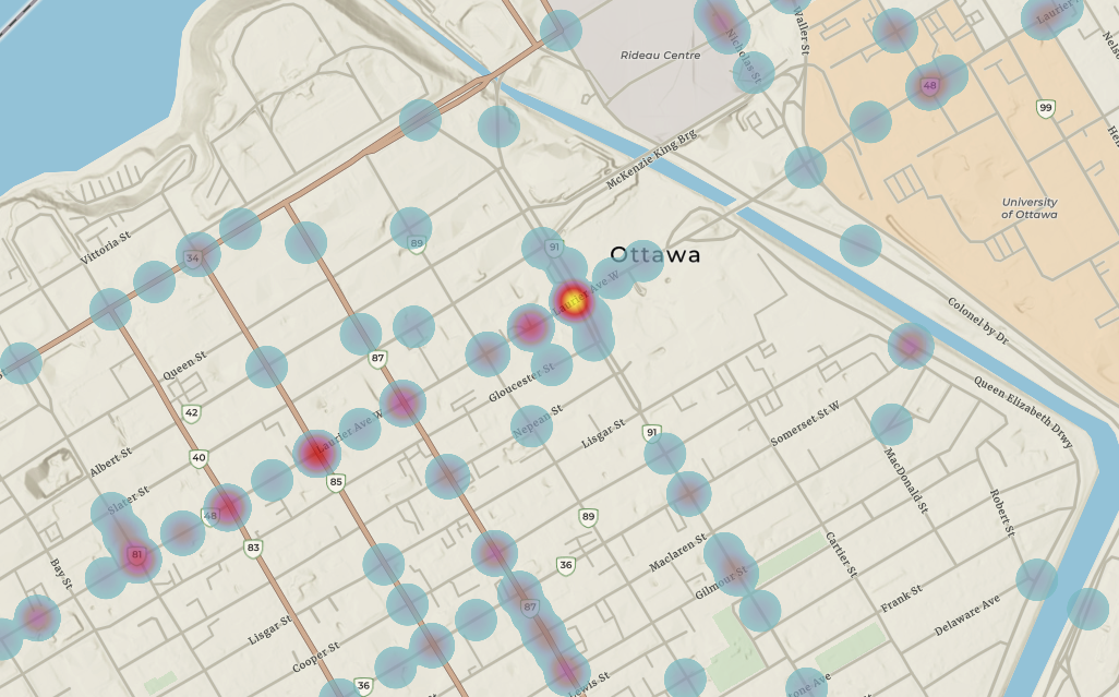 Cyclist accidents in Ottawa, Canada | GIS_portfolio